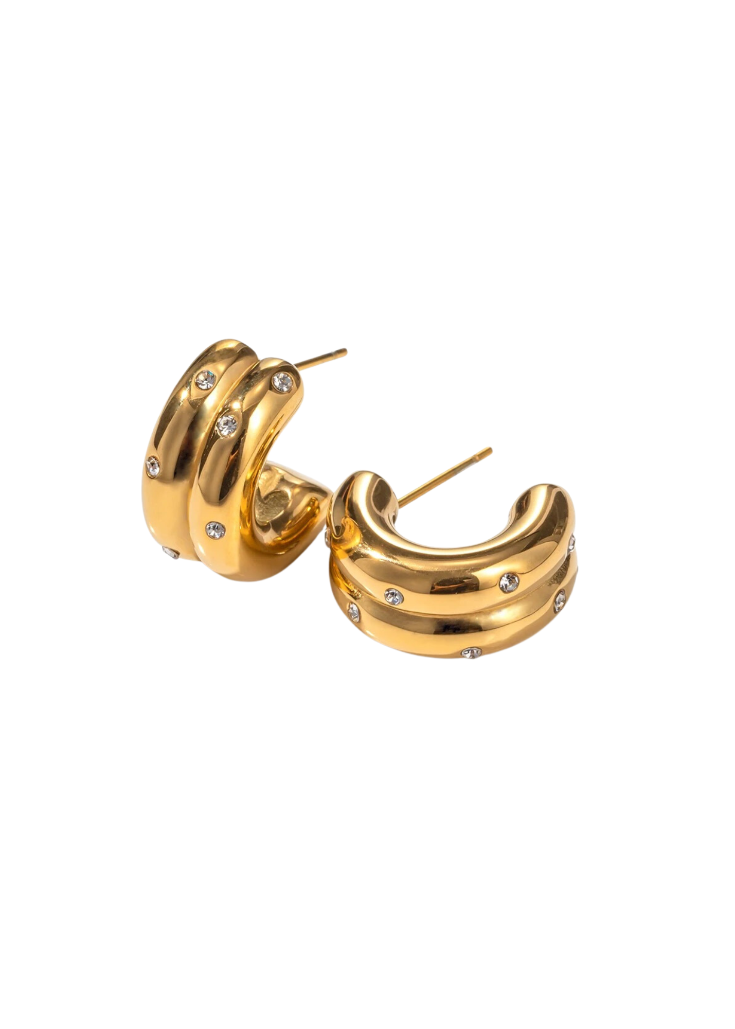 Pave Hoops – Hjanejewels